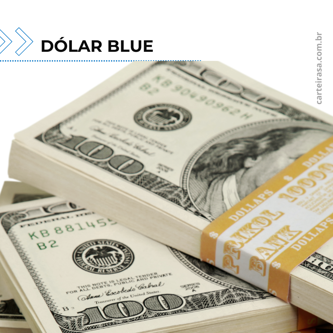 Dólar Blue hoje na Argentina segue em baixa - Carteira S/A